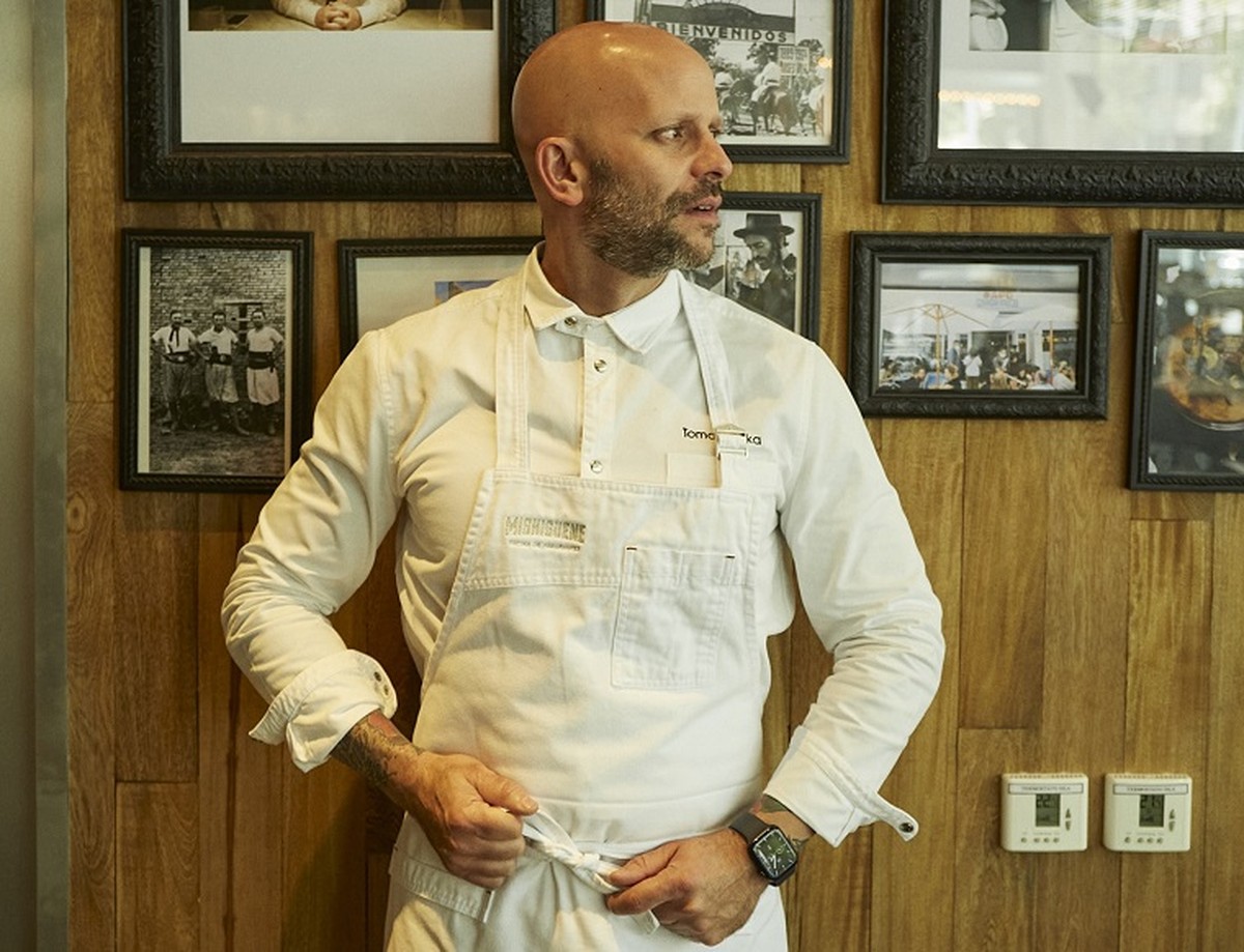 Tomás al Cubo em evento no Fairmont; Casa do Sardo no Mitsubá; livro ...