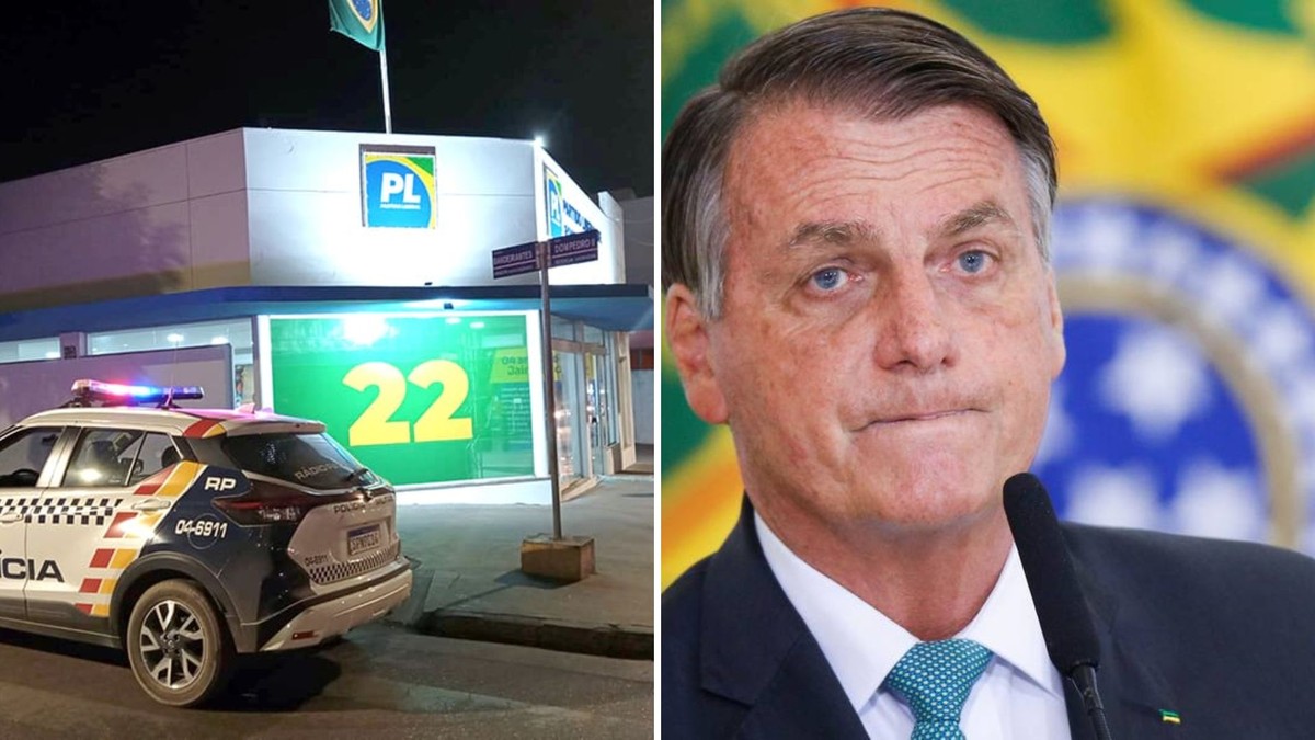 Polícia Civil investiga roubo de totem com o rosto de Bolsonaro em sede ...