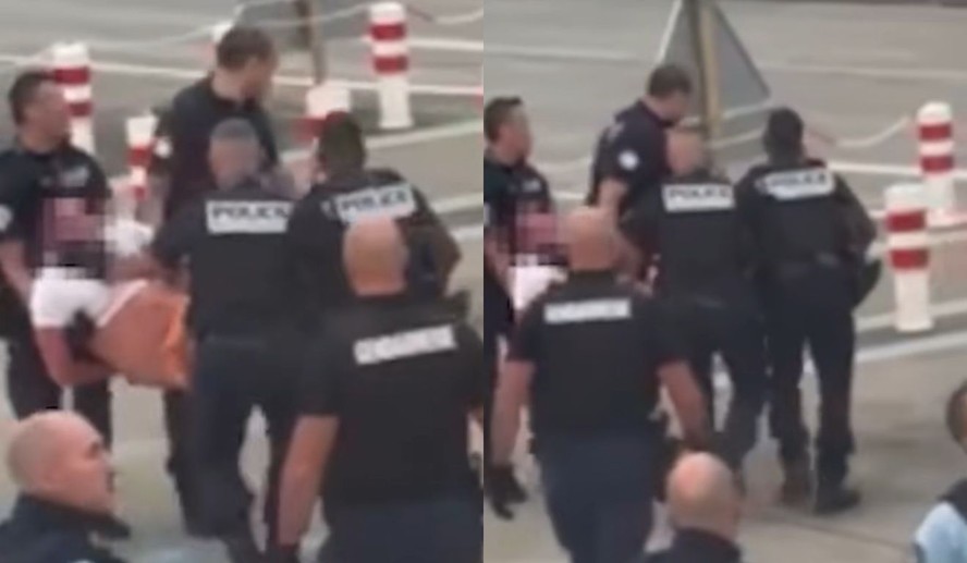 Passageiro bêbado força pouso de emergência na França e é arrastado ...