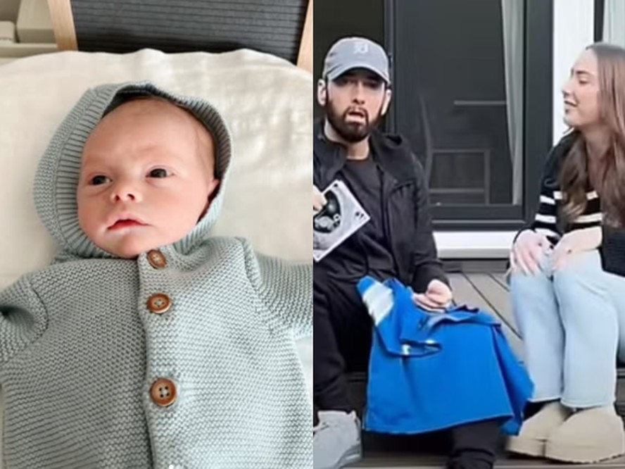 Eminem é avô! Filha de rapper revela que deu à luz e homenageou o pai ...