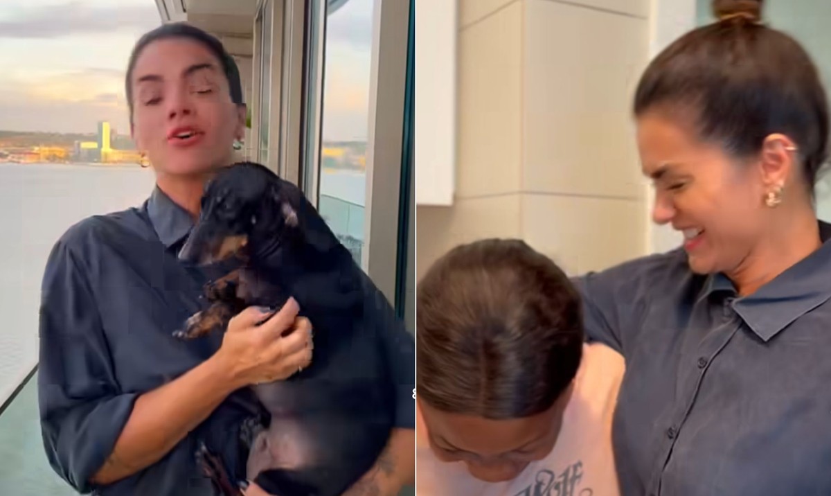 Morando em Angola, Kelly Key grava vídeo com funcionários e divide opiniões