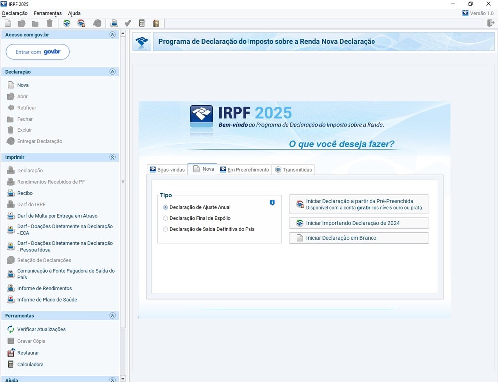 Imposto de Renda 2025: veja tutorial de como preencher a declaração