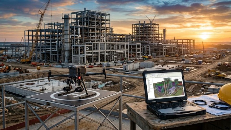 BIM, IA e drones aceleram transformação da construção industrial ...