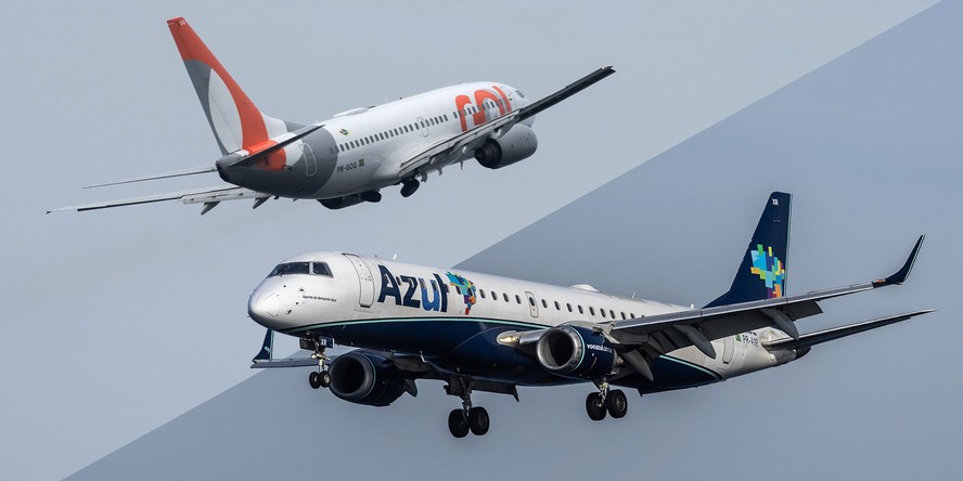 Preço e oferta de voos, o que pode mudar com uma fusão entre Gol e Azul?