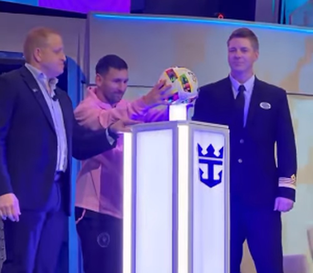 Batizado por Messi e 5 vezes maior que o Titanic, maior cruzeiro do ...