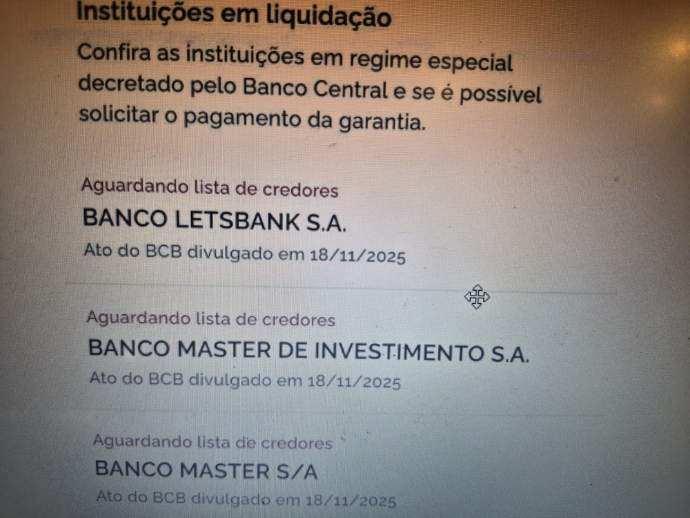Pagamento pelo FGC a investidores do Master começa em breve, mas ...