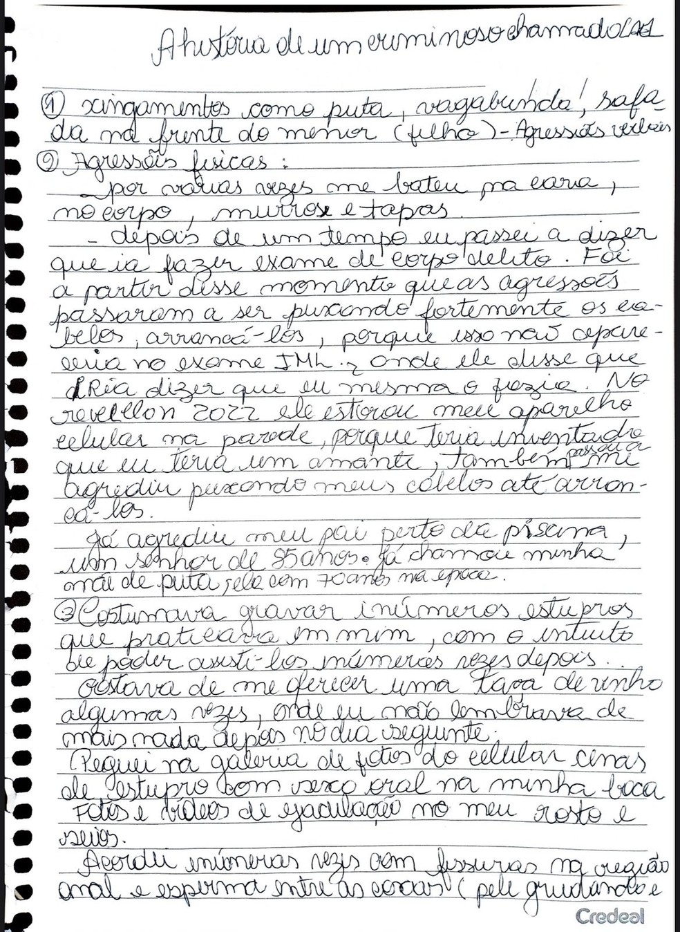 Médica acusada de mandar matar o marido em Aracaju alega em carta ter sofrido violência física e ...