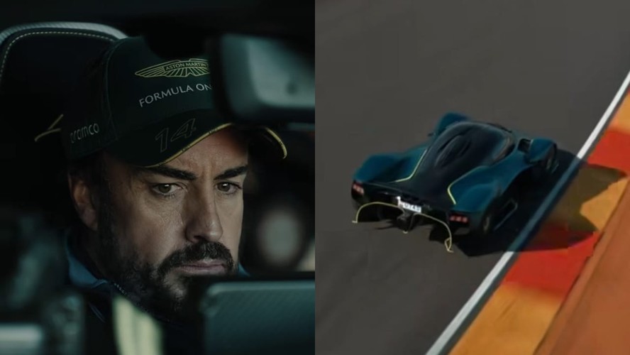 Fernando Alonso testa seu Aston Martin Valkyrie de 1.155 CV em ...