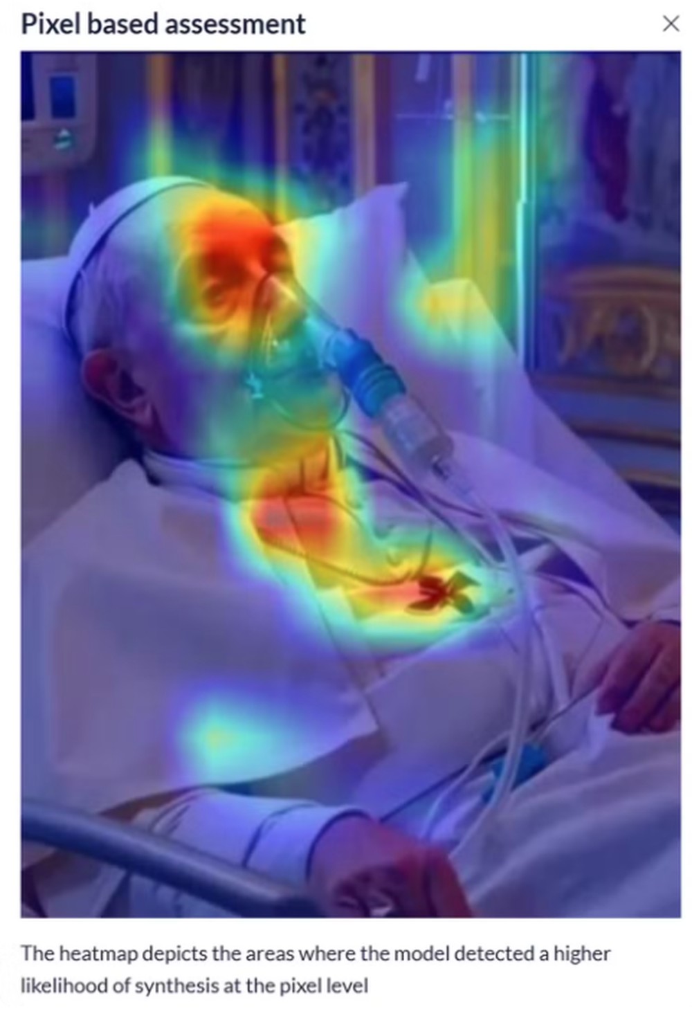 É #FAKE foto que mostra Papa Francisco usando máscara de oxigênio e ...