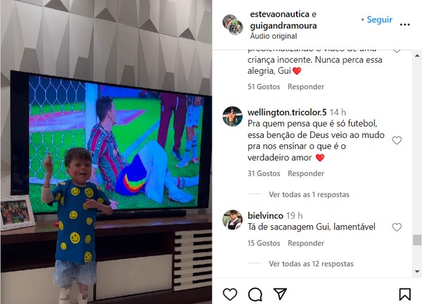 Torcedor do Vasco, Menino Gui é alvo de críticas após cantar hino do ...