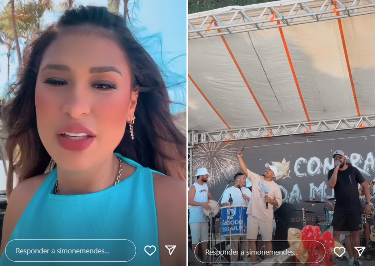 Simone Mendes faz 'Confra' com banda e amigo secreto tem premiação de R ...