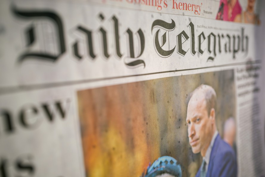 Daily Mail fecha acordo para comprar o Telegraph por US$ 655 milhões