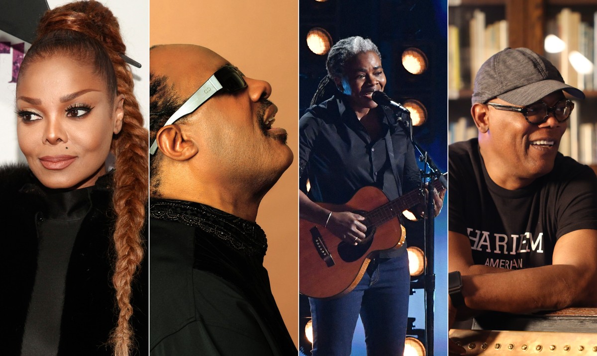 A grande família? Janet Jackson diz que Stevie Wonder, Tracy Chapman e ...