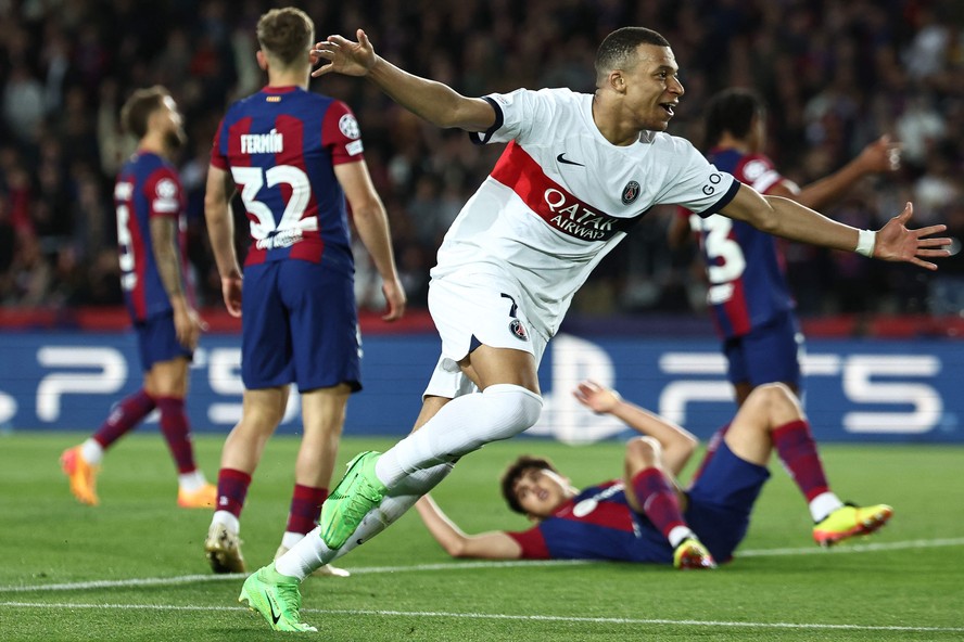 Barcelona x PSG termina em briga no vestiário após provocação de Mbappé ...