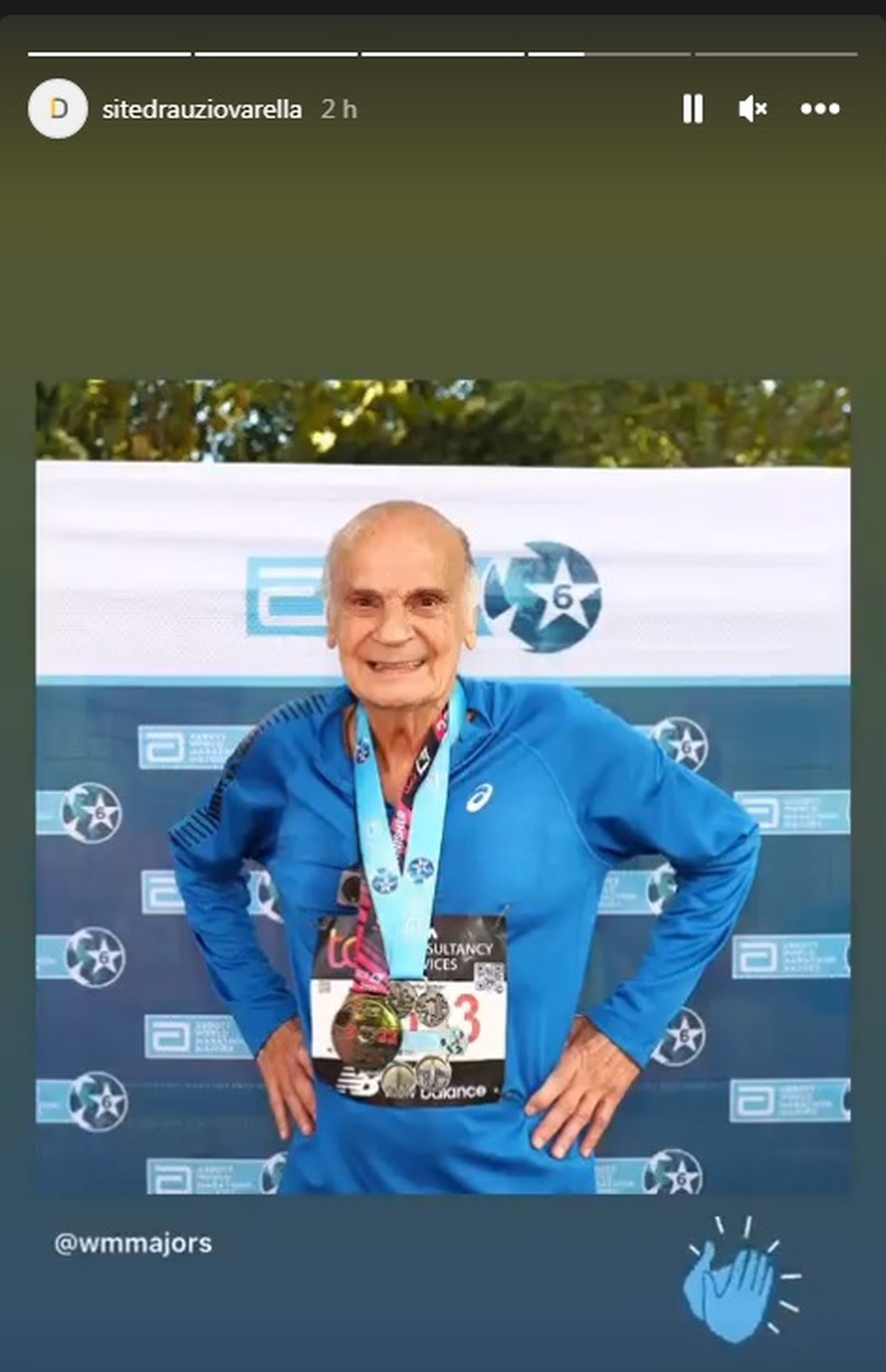 Aos 79 anos, Drauzio Varella ganha honraria após correr a Maratona de Londres e completar as ...