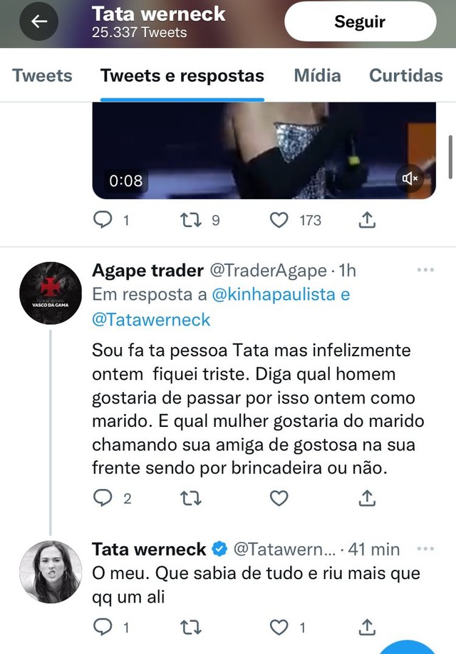 Tatá Werneck rebate crítica sobre piada com Rafael Vitti em evento: 'Riu mais que qualquer um'