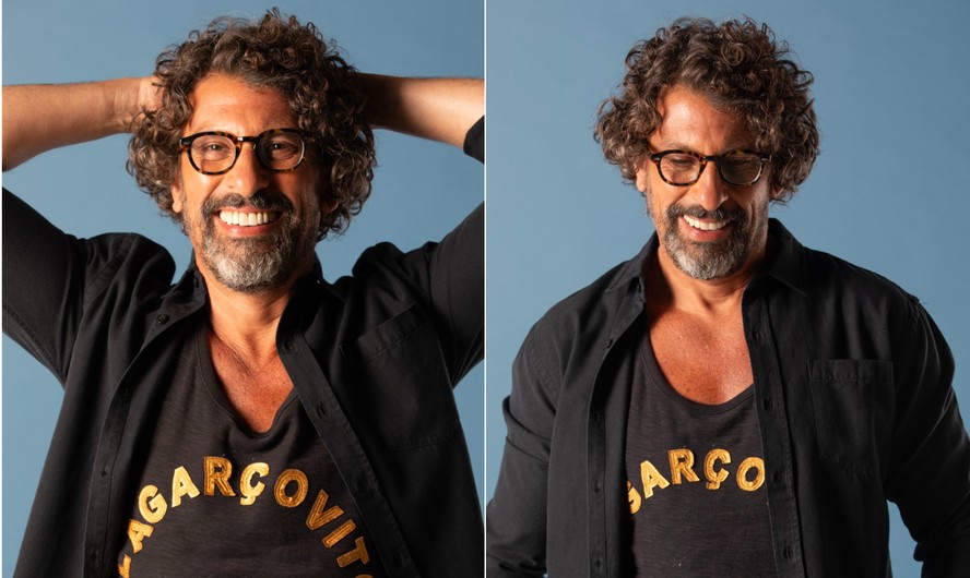 Milhem Cortaz celebra volta às novelas e se declara à companheira, com ...