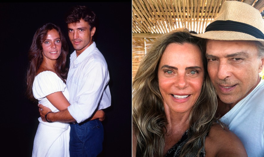 Carlos Alberto Riccelli e Bruna Lombardi se conheceram em novela e ...