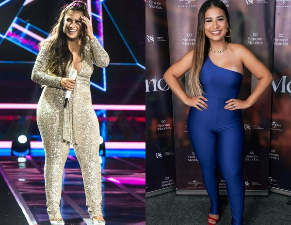 Simone Mendes usa look justo ao corpo e comemora perda de peso: 'Bem ...