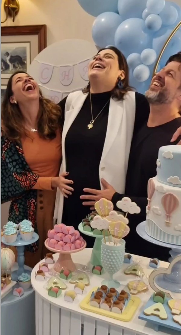 Michelle Loreto mostra registros de chá de bebê surpresa: 'Patrícia ...