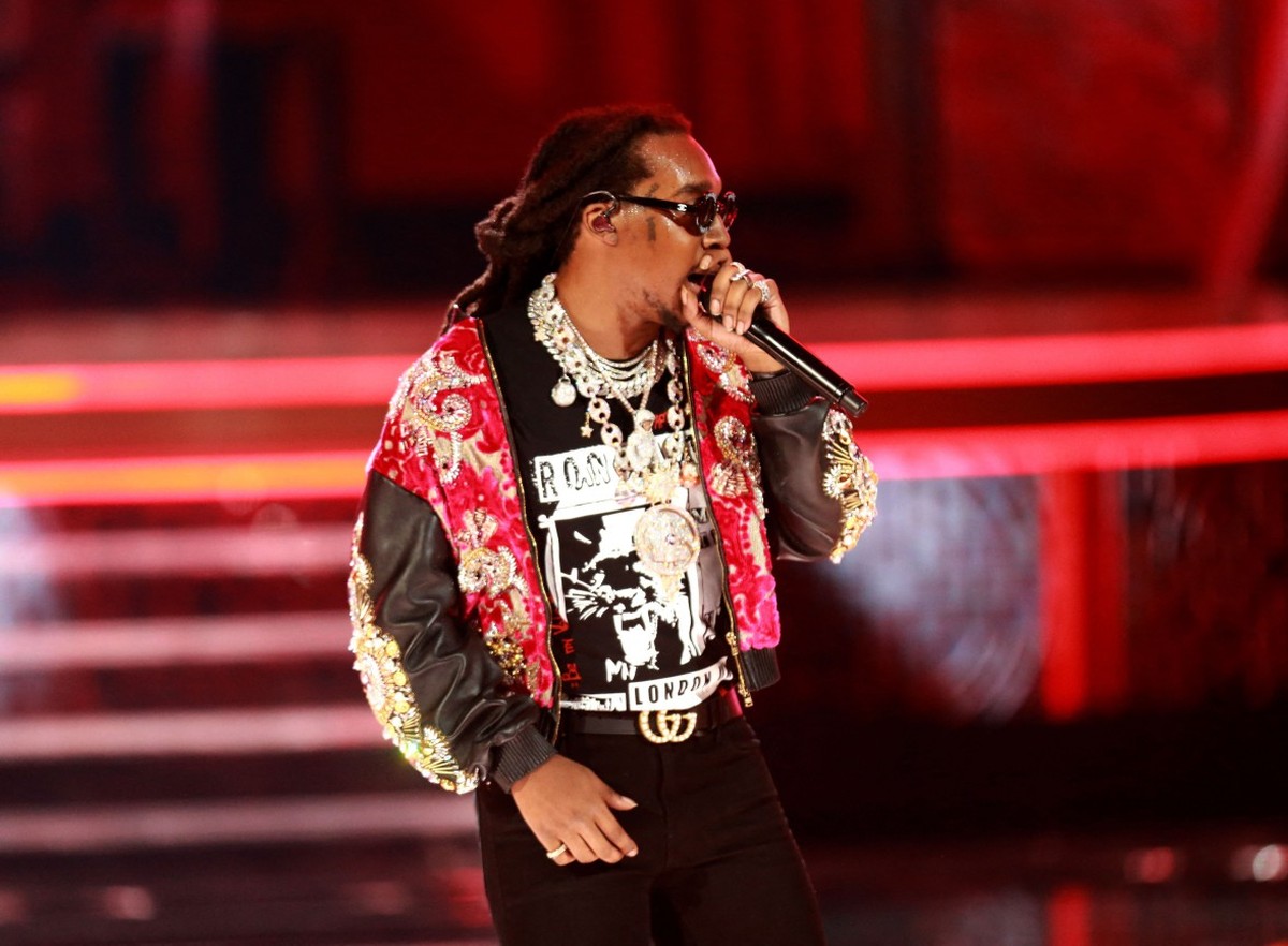 Funeral do rapper Takeoff, do trio Migos, reúne Justin Bieber e Drake