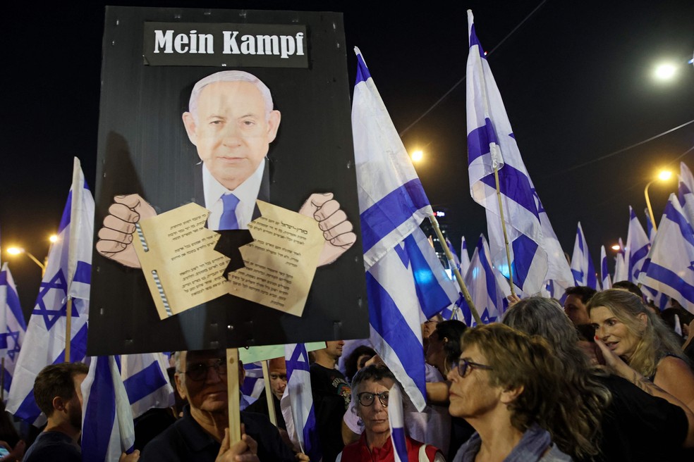 Israelenses convocam novo 'Dia da Ruptura' após Netanyahu avançar com ...