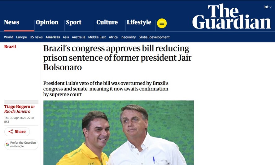 Imprensa internacional repercute redução de pena de Bolsonaro e destaca ...