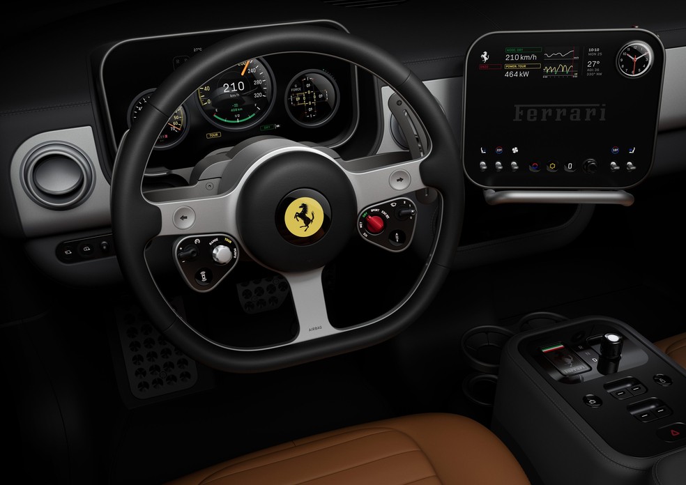 Ferrari Luce: vídeo revela interior de inédito modelo elétrico assinado ...