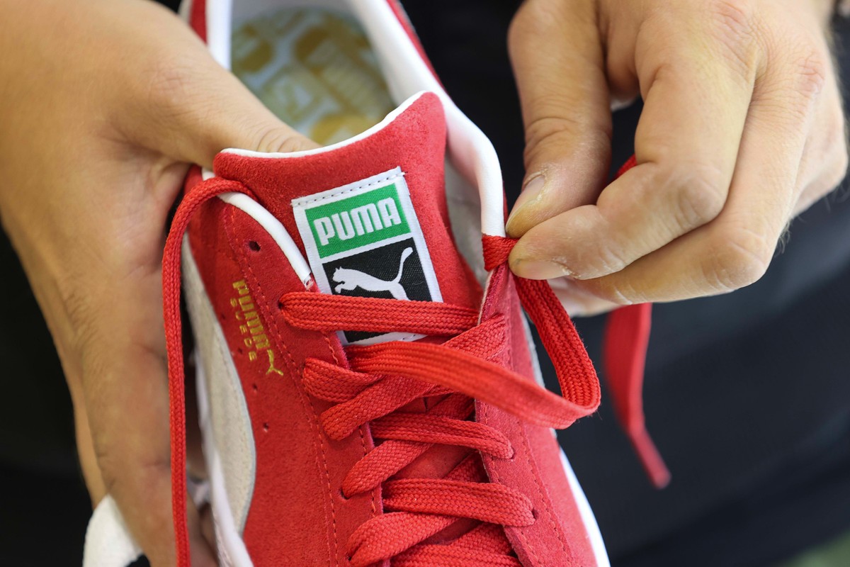 Dona da Puma está explorando opções para o futuro da marca de tênis ...