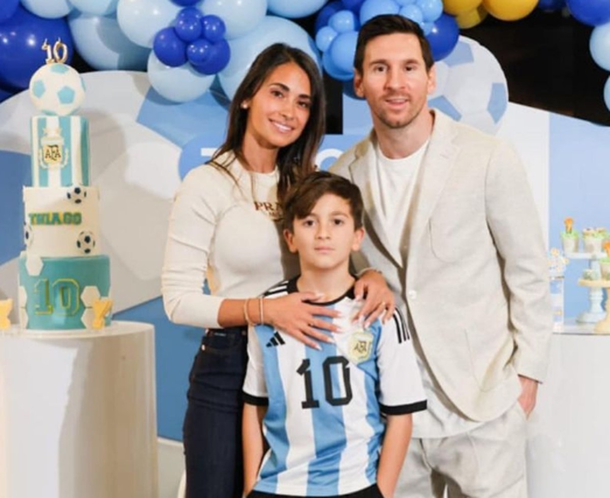 Filho mais velho de Messi, Thiago estreia nas categorias de base do ...