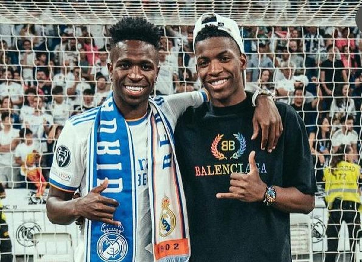 Conheça o irmão de Vini Jr. que é uma das atrações do Campeonato Carioca