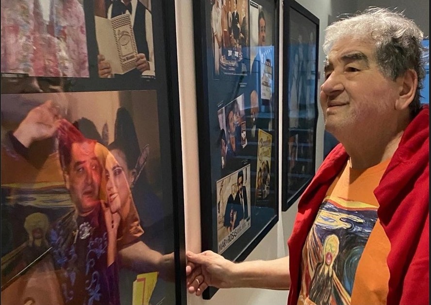 Otávio Augusto visita mostra em sua homenagem na Casa de Cultura Laura ...