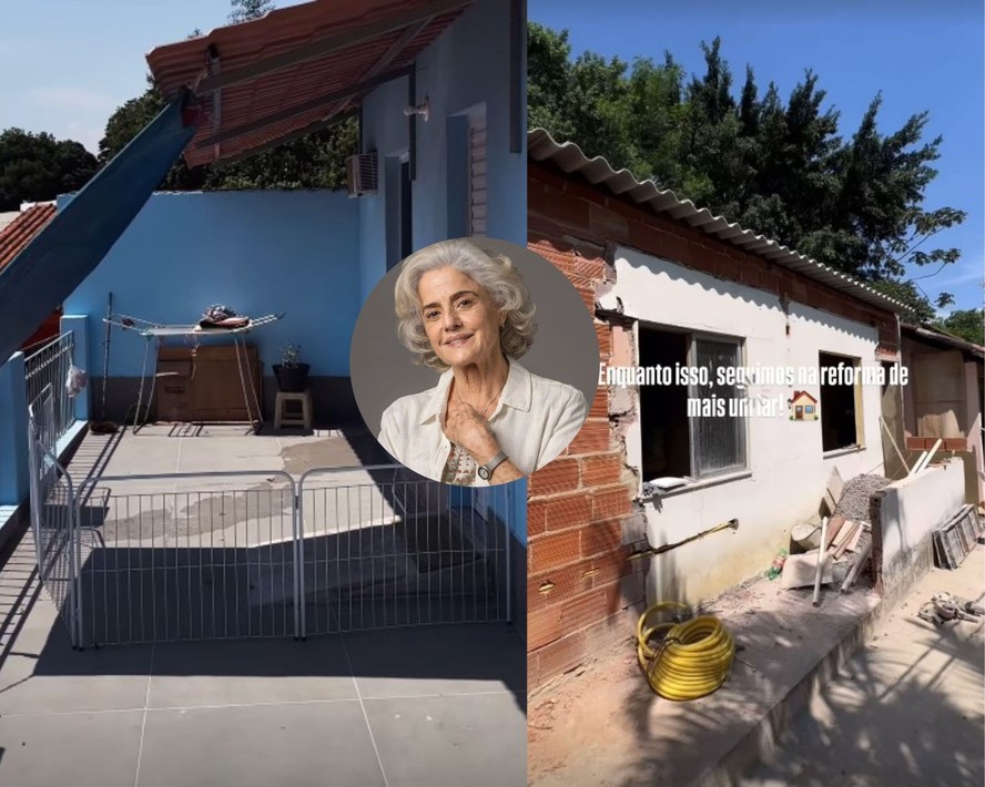 Retiro dos artistas: veja fotos das casas doadas por Marieta Severo e da obra do imóvel que ...
