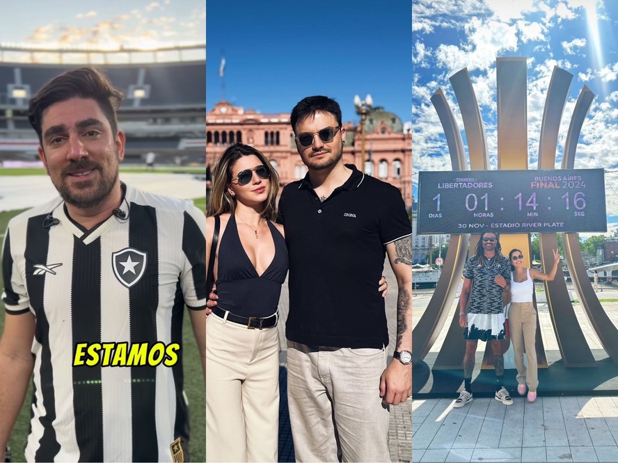 Final da Libertadores: torcedores posam em Buenos Aires antes da ...