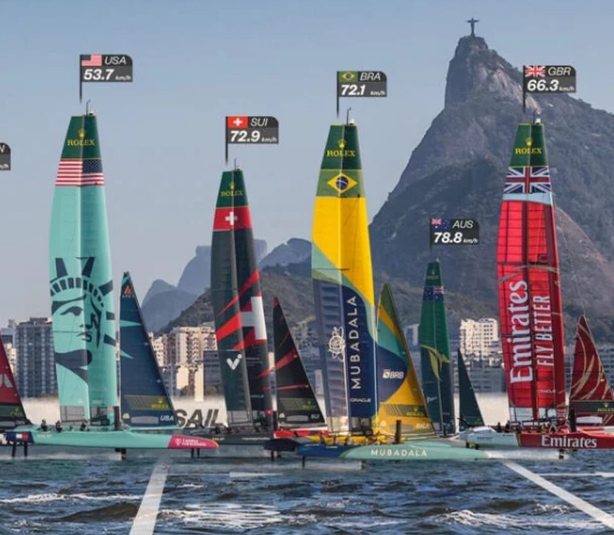 'Fórmula 1 da Vela': Etapa do Sail GP no Rio é cancelada