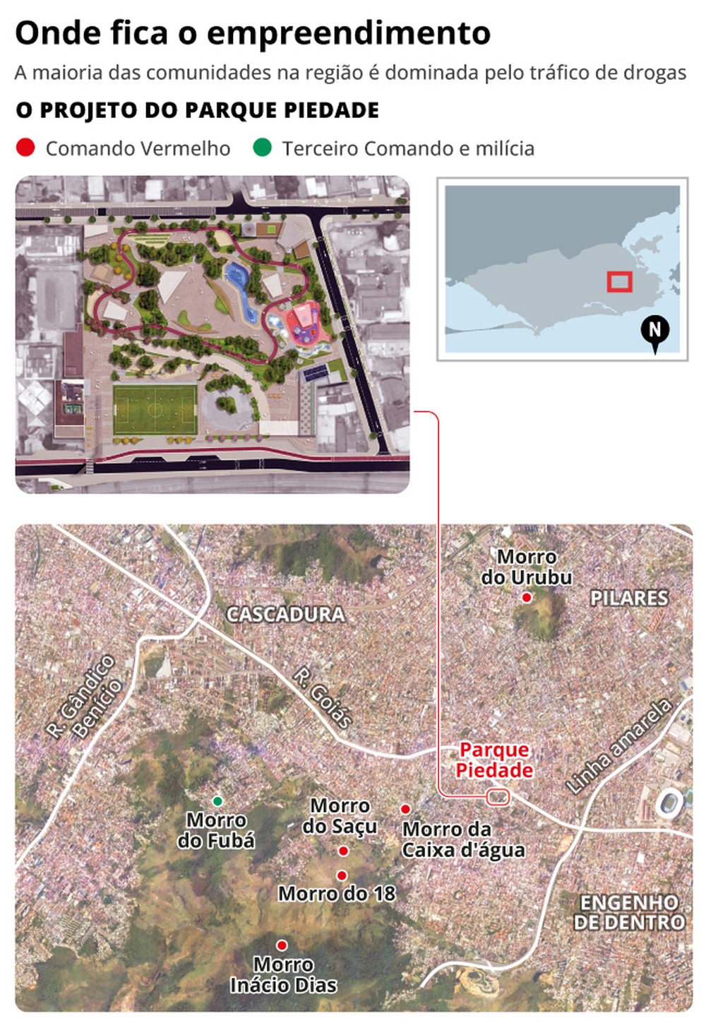 Morro do 18, próximo a obras do Parque Piedade, é cobiçado pelos ...