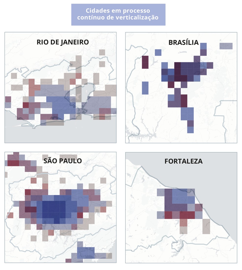 Cidades verticais: edifícios cresceram mais do que a população nos ...