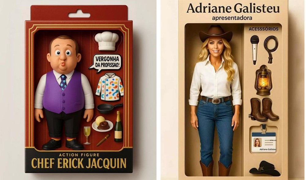 Depois da febre Ghibli, nova trend é virar action figure. Aprenda a ...