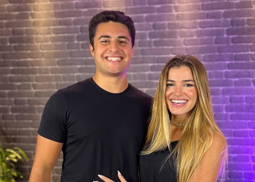 Filho de Elaine Mickely e César Filho, Luigi César demorou quatro meses ...