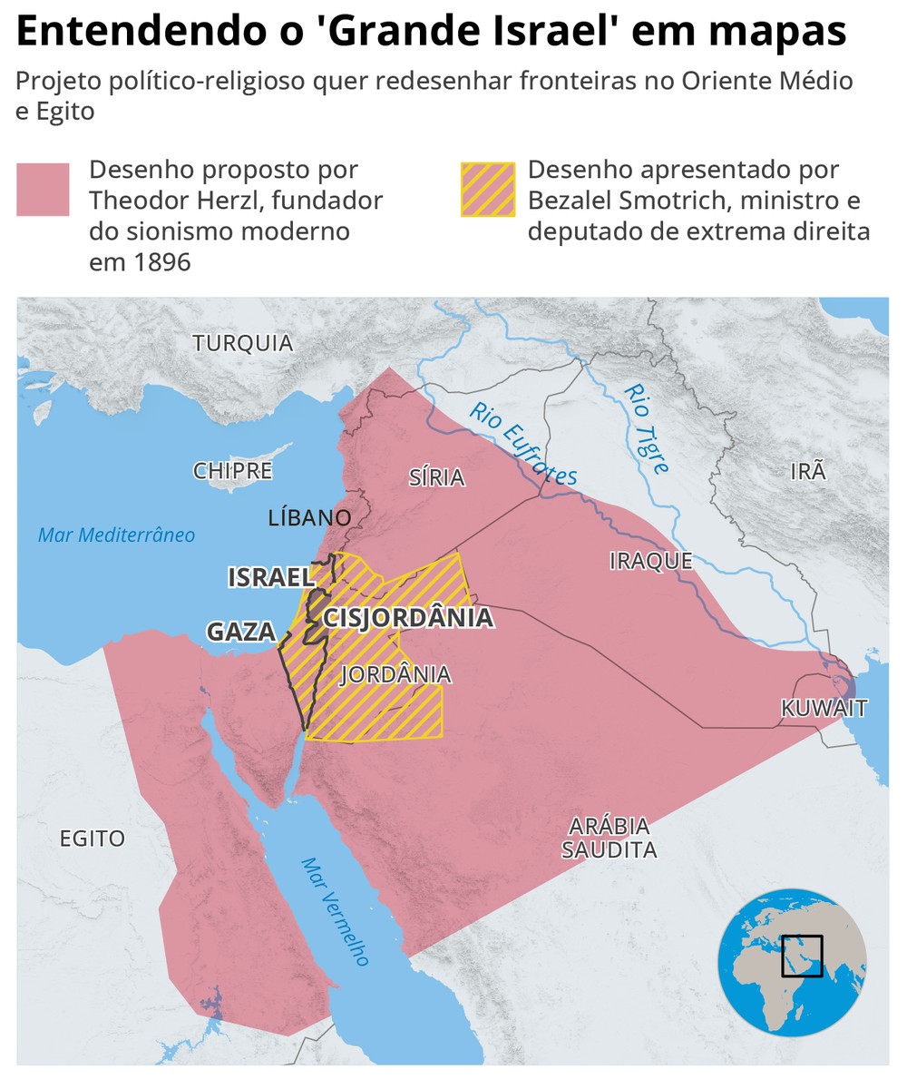 Com origens bíblicas, ideia de 'Grande Israel' expõe busca por ...