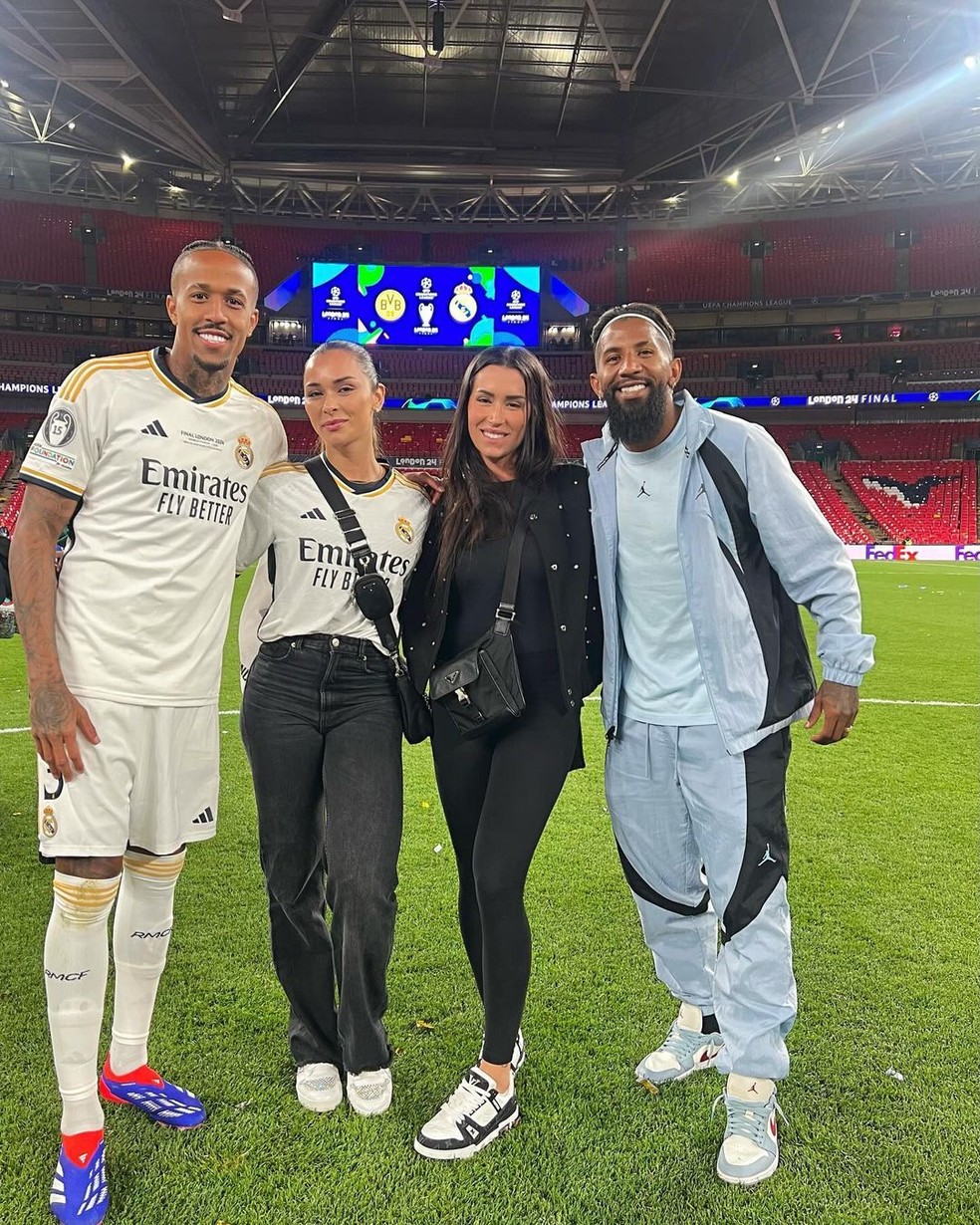 Tainá Castro ganha beijo do namorado, Éder Militão, e registro do casal ...