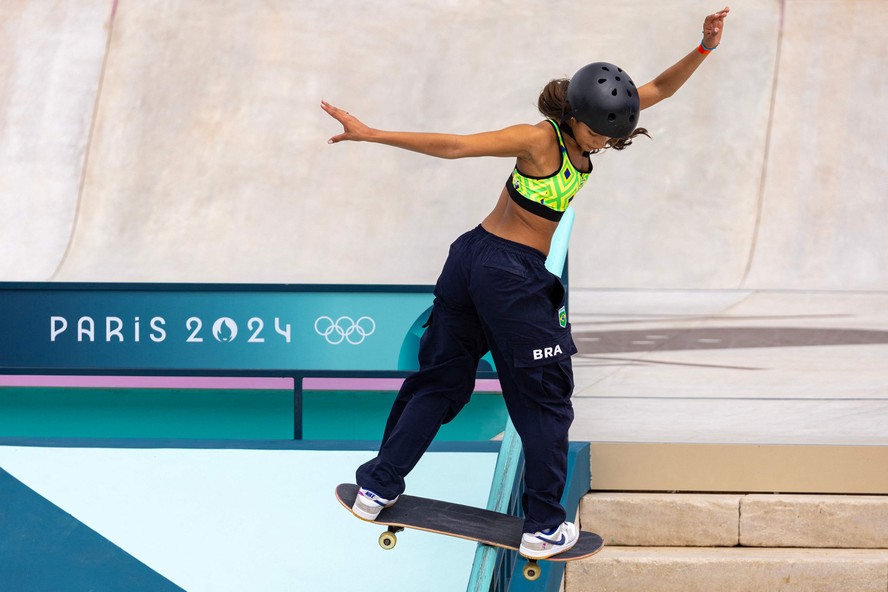 Rayssa Leal faz primeiro treino na pista de skate das Olimpíadas em Paris: ‘vão ver manobras ...