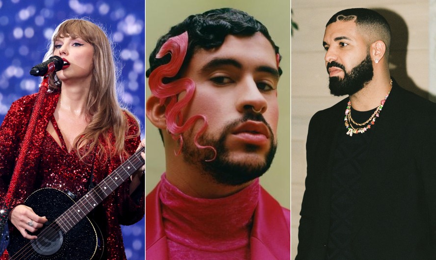 Taylor Swift, Bad Bunny e Drake: Spotify divulga lista de artistas e ...
