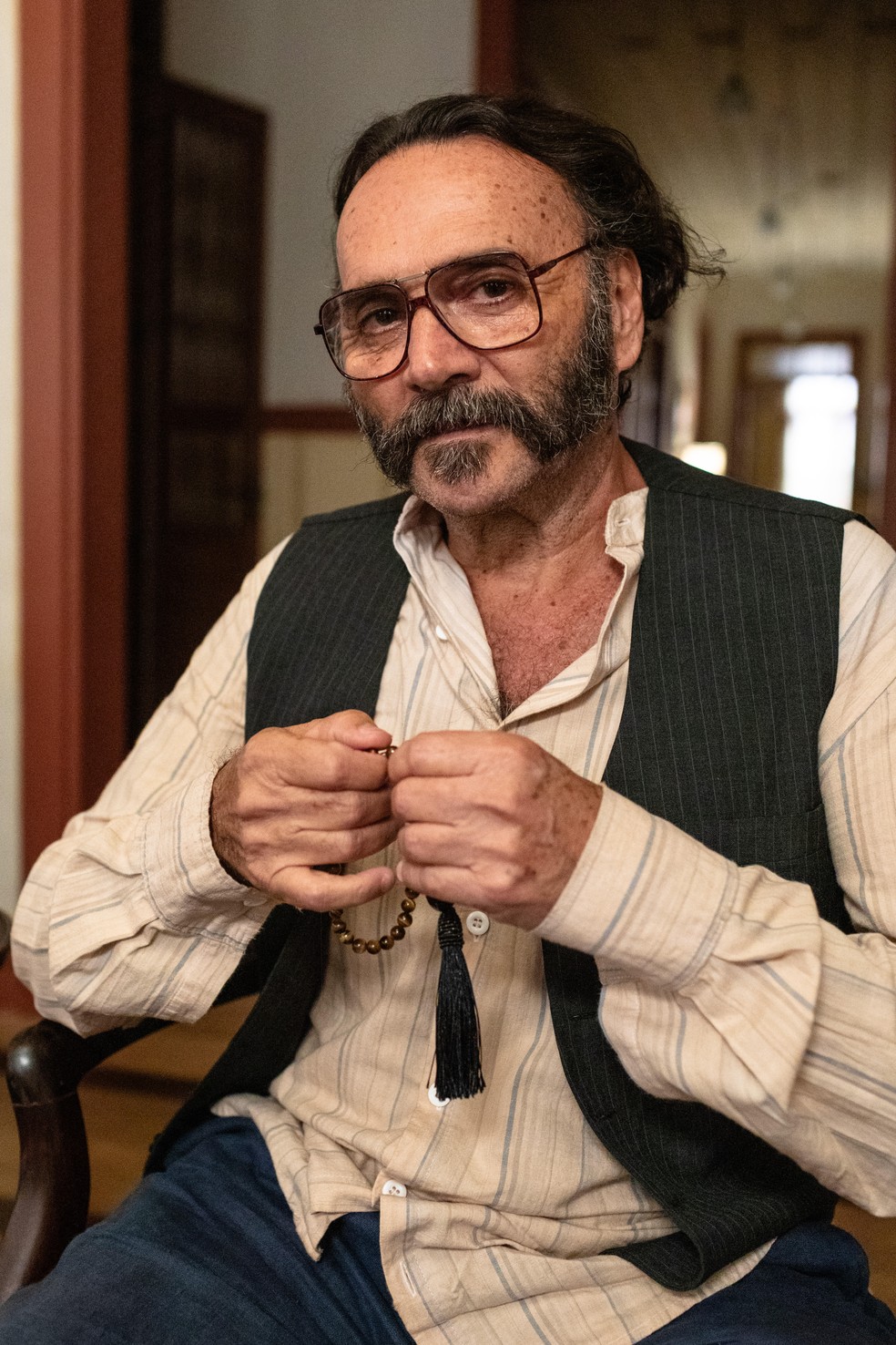 ‘Renascer’: Almir Sater surgirá bem diferente como Rachid, que, na ...