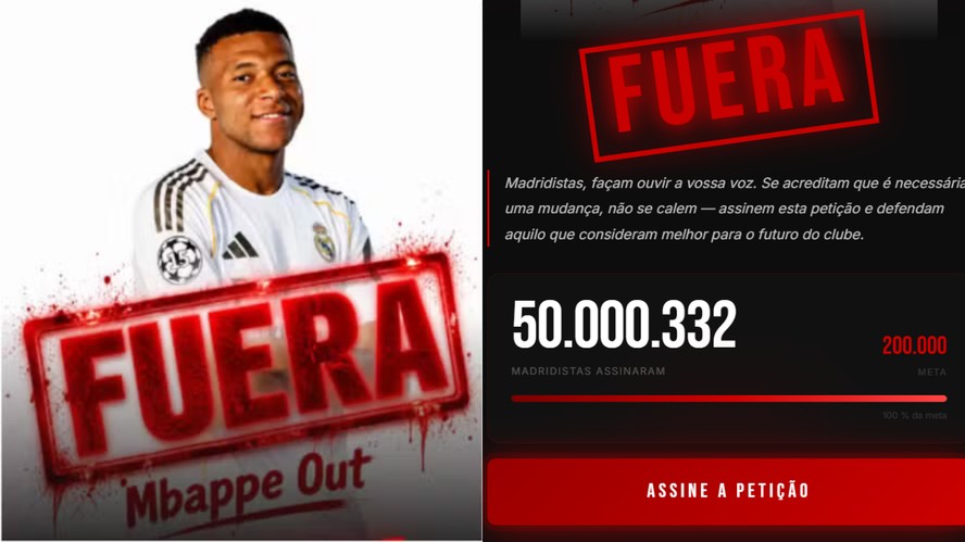 'Fora Mbappé' chega a 50 milhões de 'assinaturas' em petição que pede ...