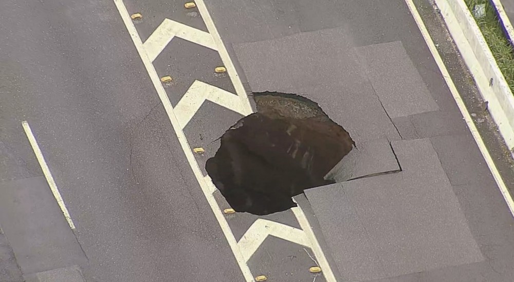 Cratera na Marginal: após um mês, buraco reabre no mesmo local e ...