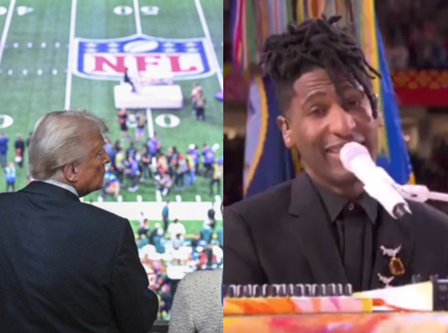 Cantor 'muda' hino dos EUA no Super Bowl 2025, e web vê indireta para ...