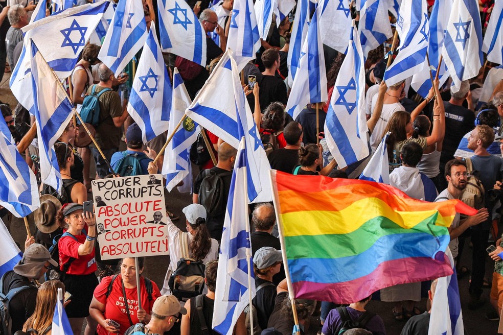 Israel tem 76 presos em novos protestos após Parlamento votar parte de ...