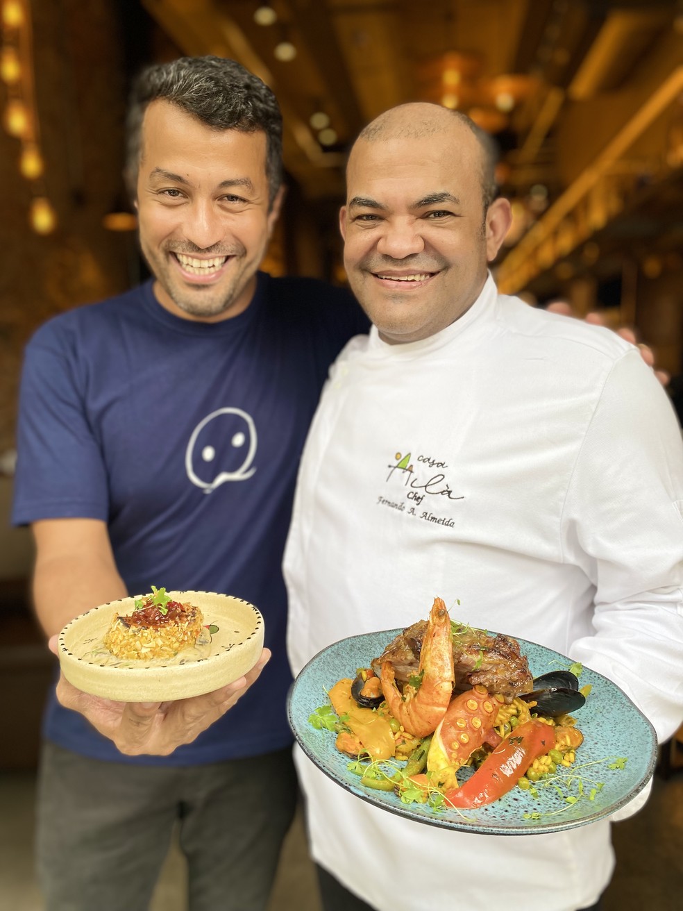 Jantar em Casa Milà e Porco Amigo; Alvarinho em espumante nacional ...
