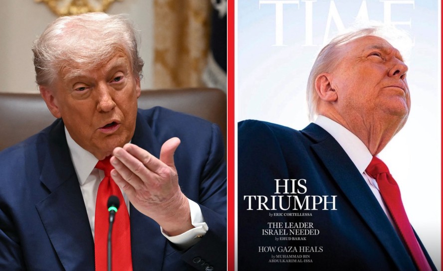 'Uma coroa pequena demais', reclama Trump sobre foto escolhida para ser ...